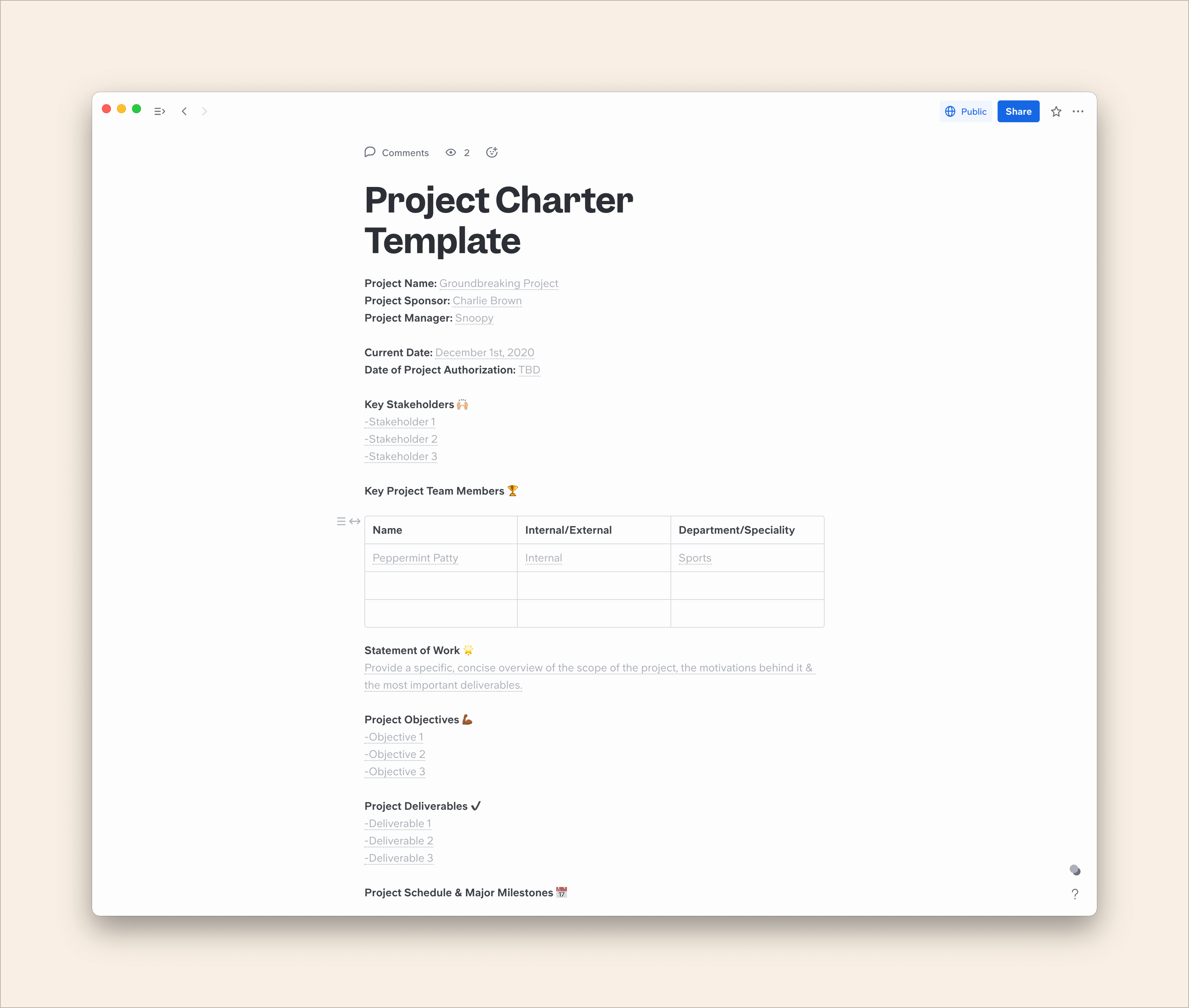 What Is A Project Charter Examples Free Templates 2022 
